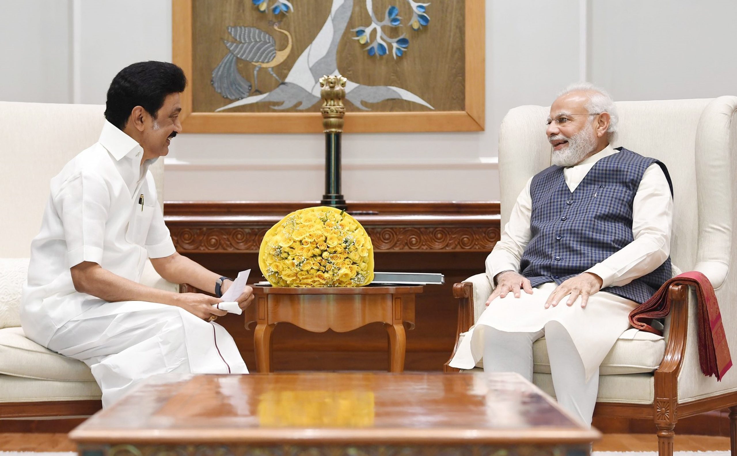 MK Stalin calls on PM Modi, discusses issues including NEET exemption ...