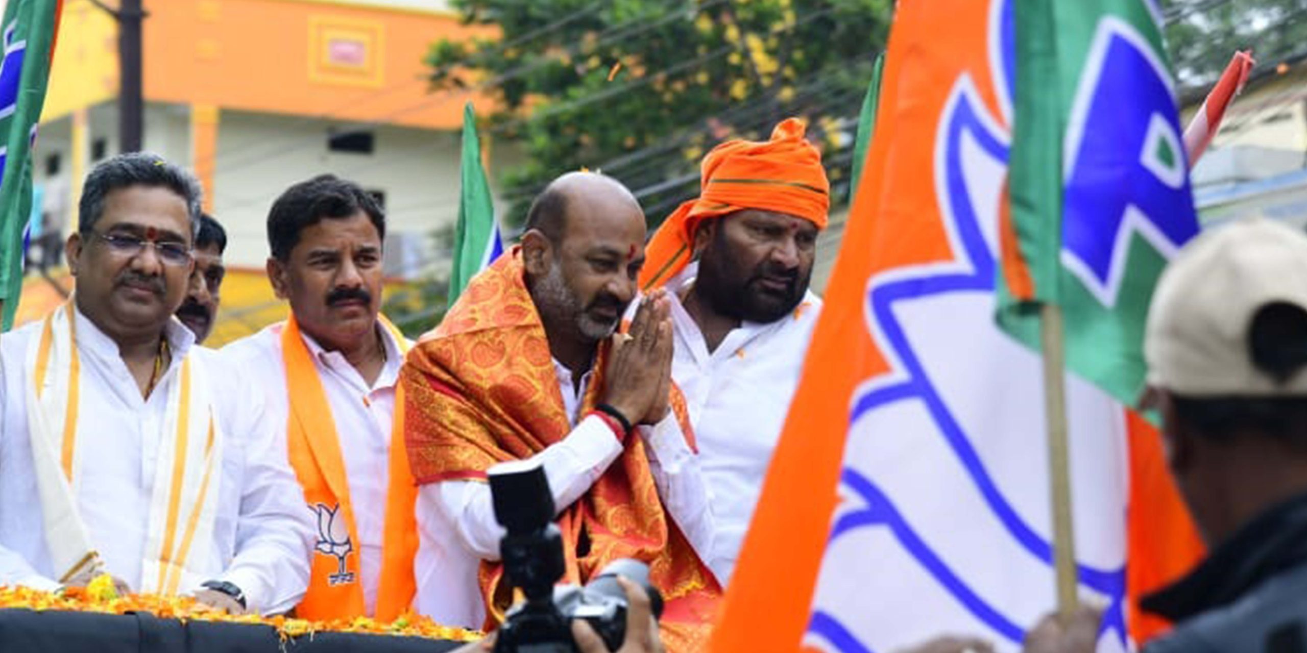 Bandi Sanjay visits Chittaramma temple in Medchal-Malkajgiri ahead of ...