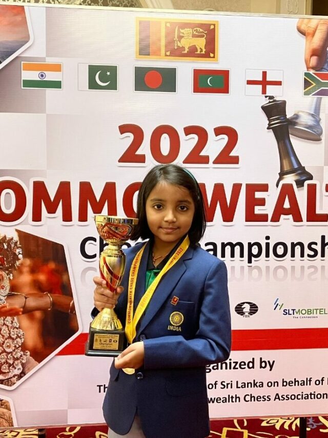 Charvi Anilkumar continues her golden run winning another chess ...