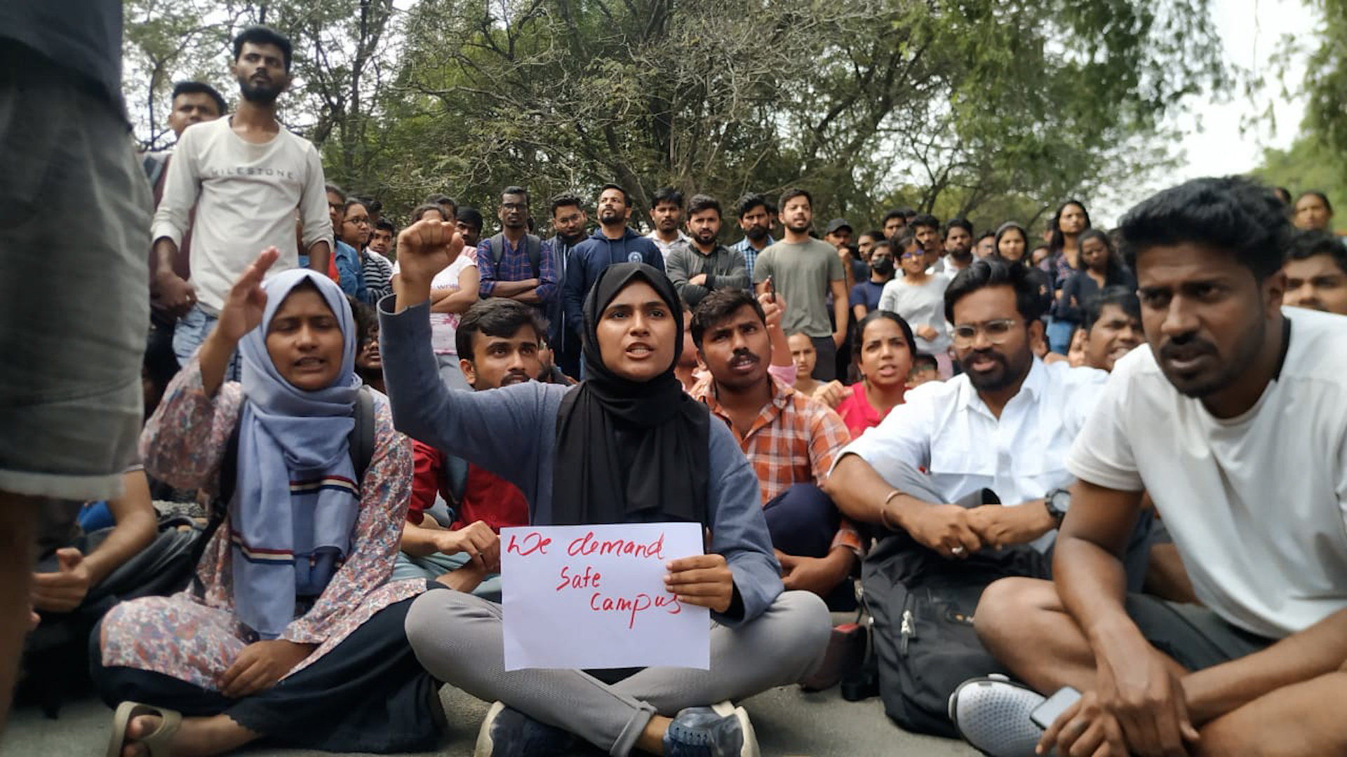 Protests on University of Hyderabad campus over sexual assault on ...