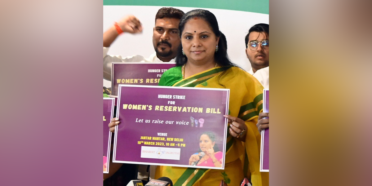 Kavitha pushes for Women's Reservation Bill; writes to 47 parties ahead ...