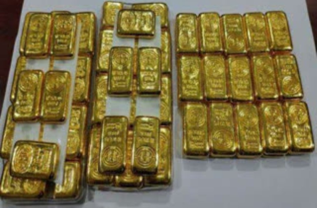 14 gold bars worth ₹68 lakh seized from Saudi flyer at Hyderabad ...