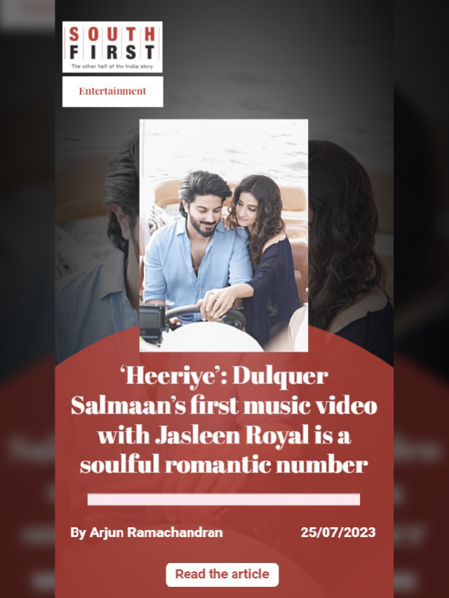 ‘Heeriye’: Dulquer Salmaan’s first music video with Jasleen Royal is a ...