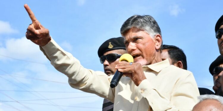 People extend support to Chandrababu Naidu, protest against his arrest ...