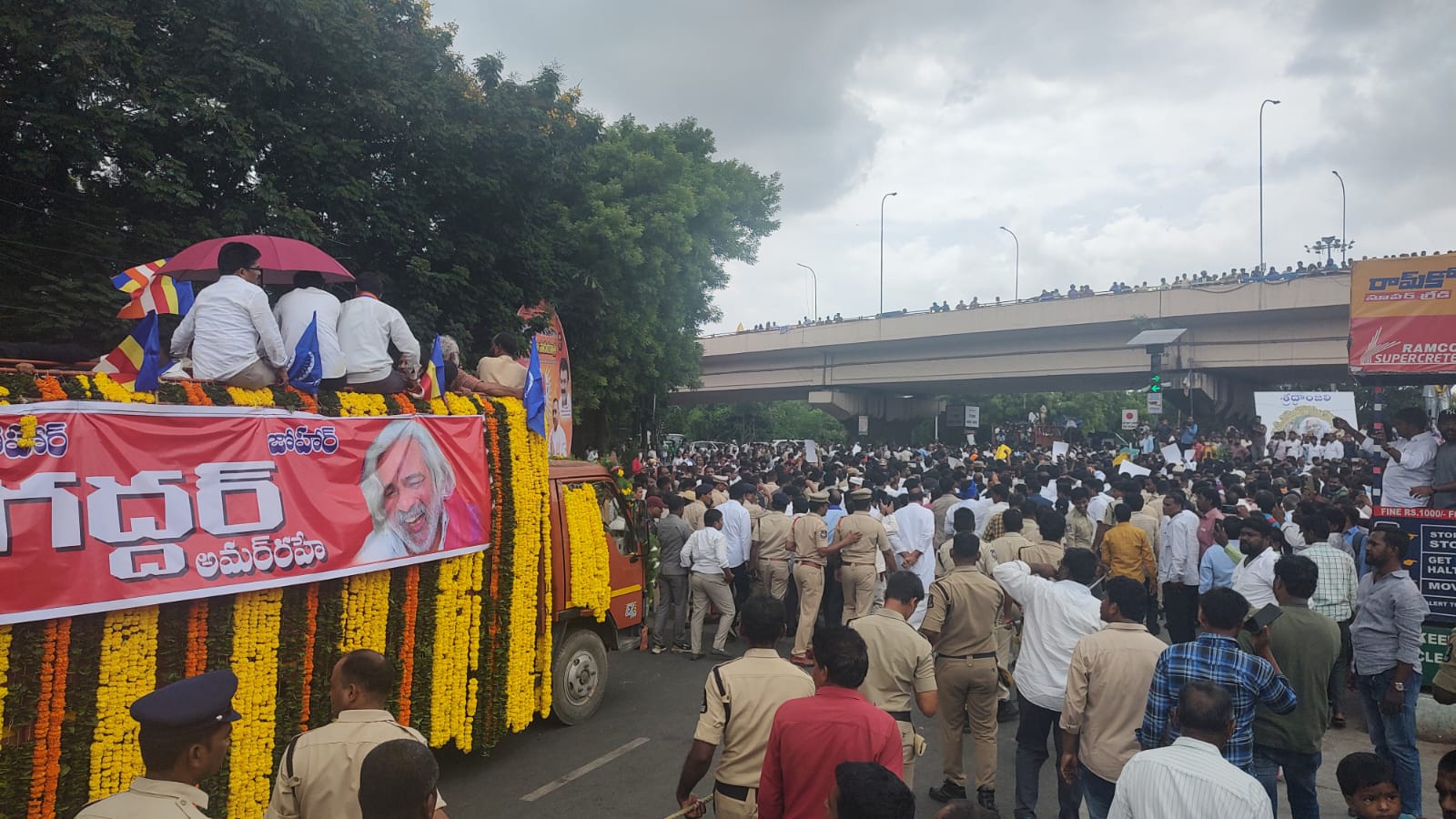 Gaddar laid to rest: Hyderabad streets filled with songs, tributes, and ...
