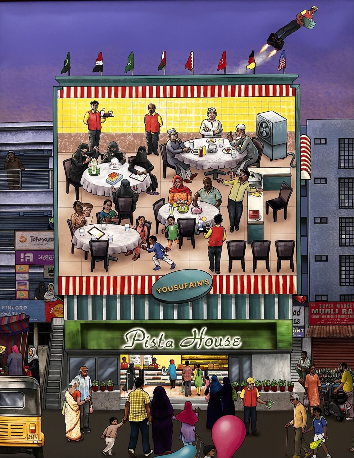 Artist Orijit Sen's 'Heart-ich Hyderabadi' is a visual ode to the city