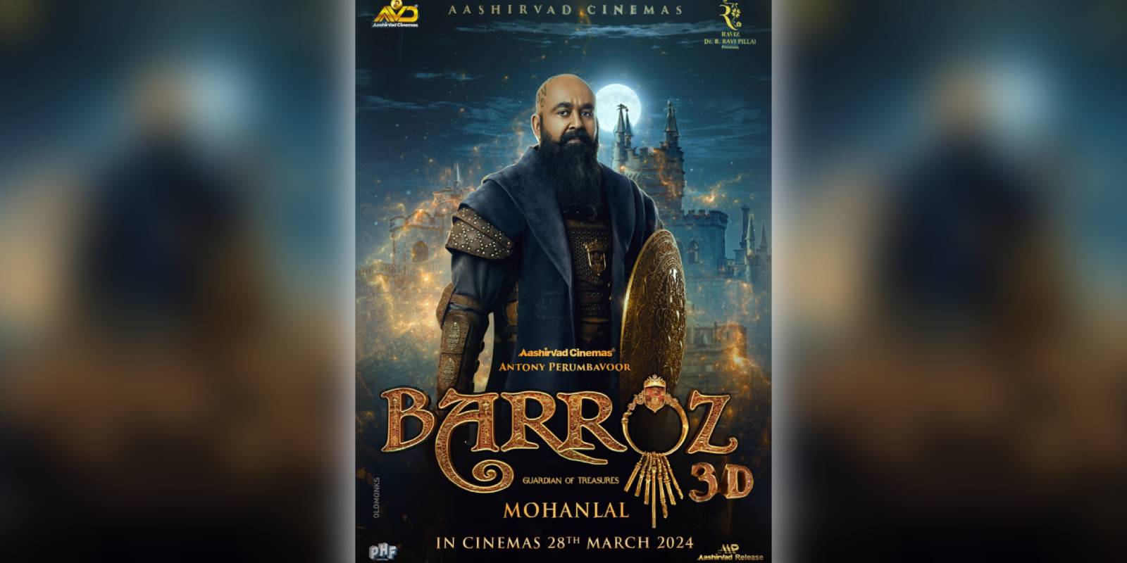 Mohanlal's 'Barroz' releasing worldwide on 28 March - The South First