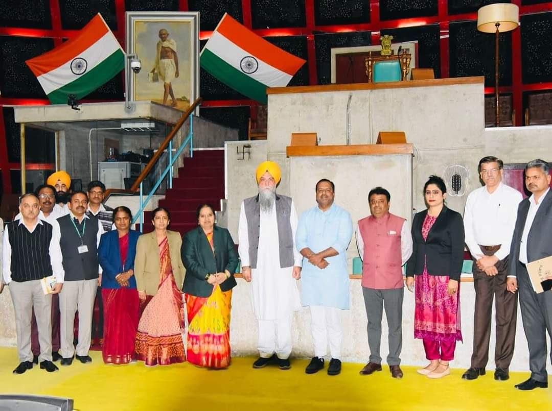 Karnataka Assembly delegation visits Punjab Vidhan Sabha to understand NeVA app