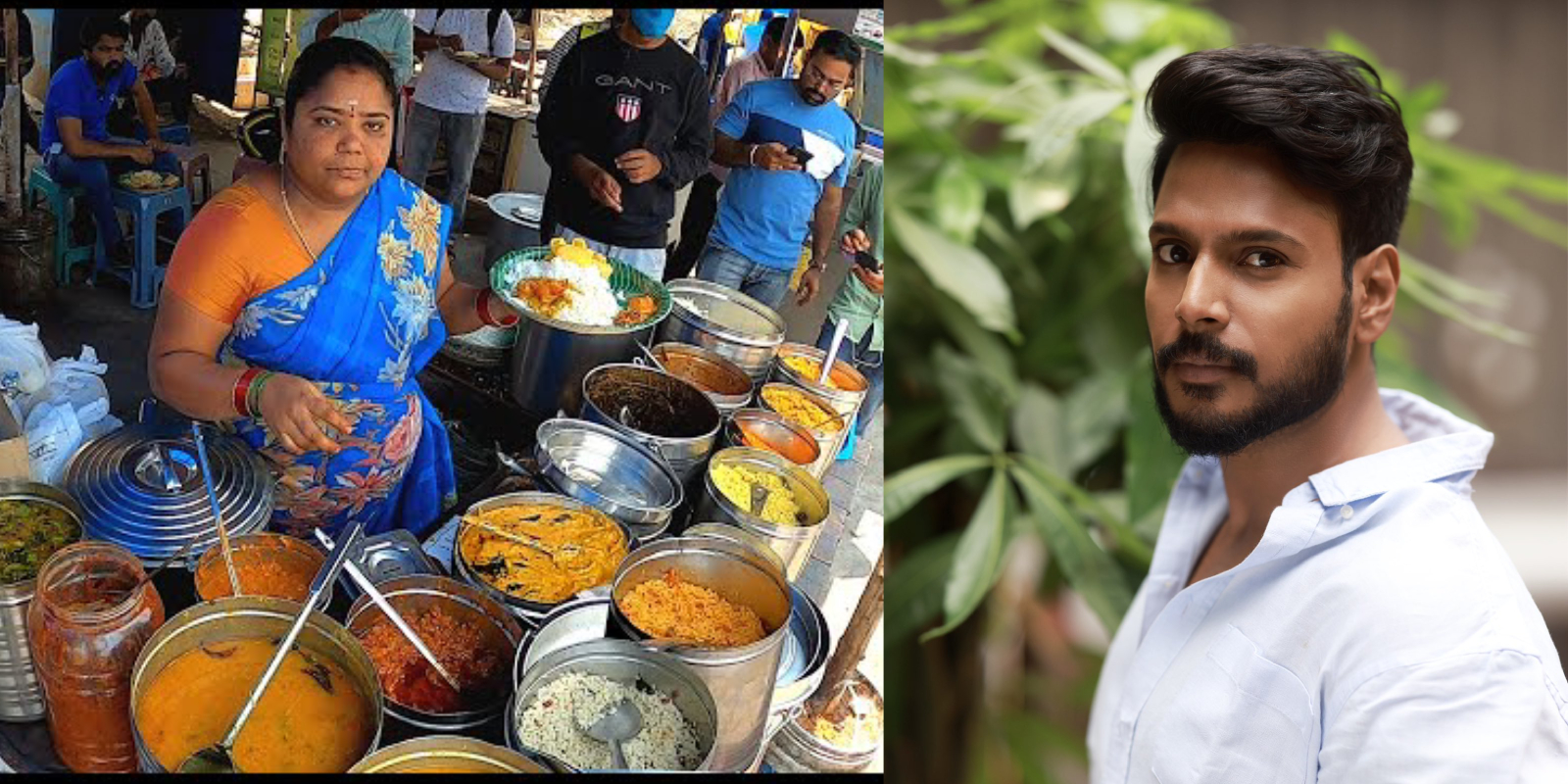 Sundeep Kishan offers help to roadside food vendor Kumari Aunty - The South First