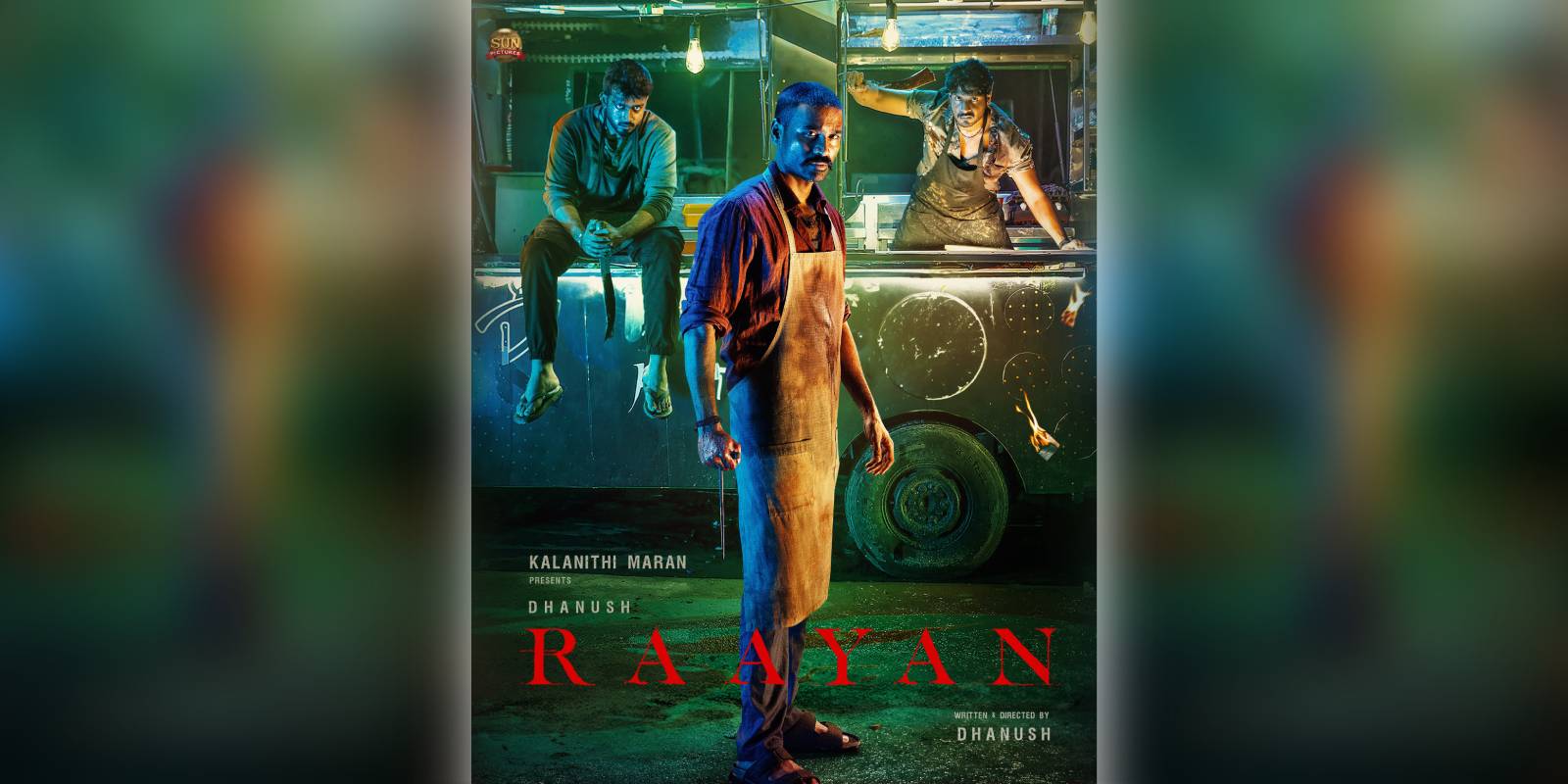 Dhanush's 50th movie titled 'Raayan', poster released - The South First