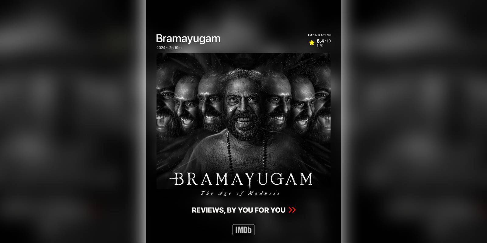 IMDB invites 'Bramayugam' reviews from public - The South First